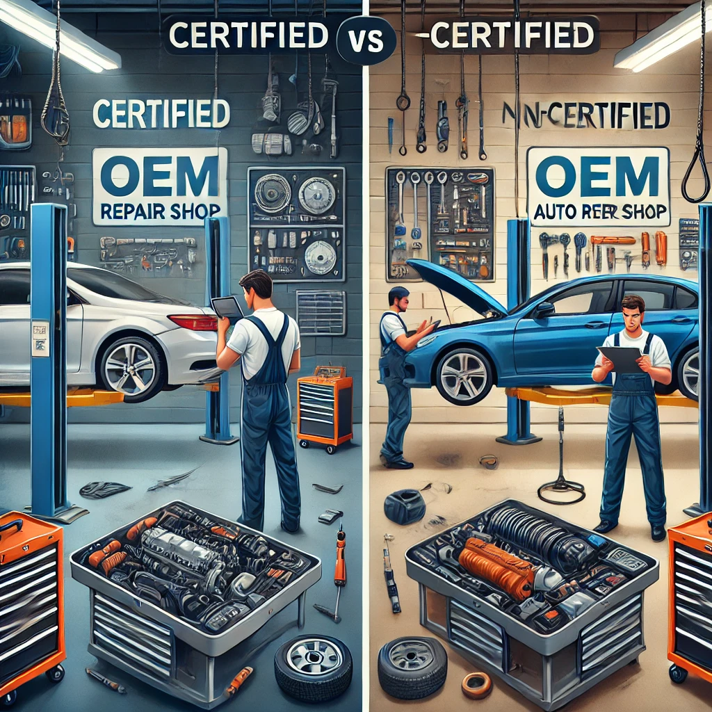 Certified vs. Non-Certified Auto Repair Shops